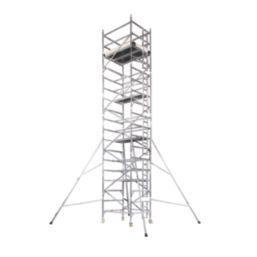 Boss 1450 Ladderspan 3T Double Depth Top Grade Aluminium Tower 1.2m x 1 ...