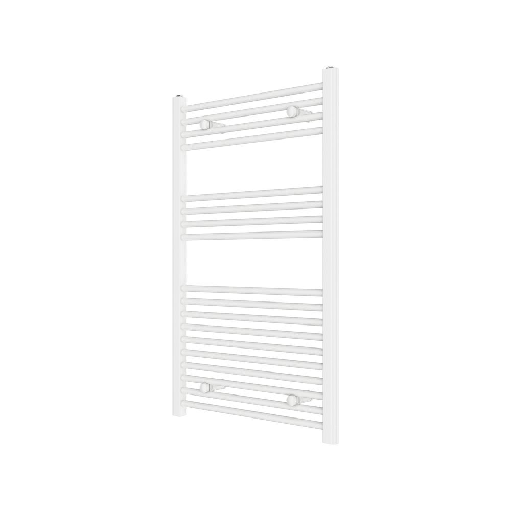 Flomasta 1000mm x 600mm 1760BTU White Flat Towel Radiator - Screwfix
