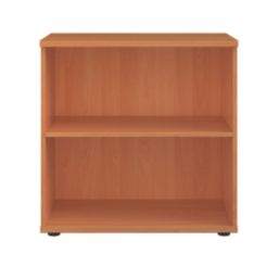 TC Group 1-Shelf Bookcase Beech 800mm x 800mm - Screwfix