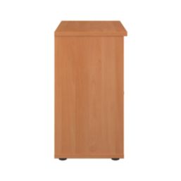 TC Group 1-Shelf Bookcase Beech 800mm x 800mm - Screwfix
