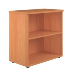 TC Group 1-Shelf Bookcase Beech 800mm x 800mm - Screwfix