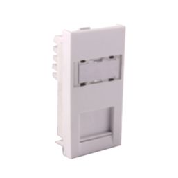 LAP Modular Cat 6 RJ45 Ethernet Socket White - Screwfix