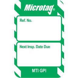 Scafftag "Next Inspection Due Date" Microtag Inserts 20 Pack - Screwfix