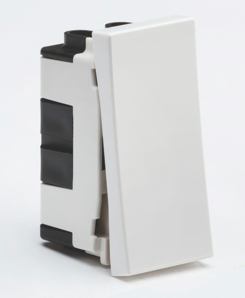 Knightsbridge 20AX Modular Intermediate Switch White - Screwfix