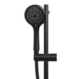 Triton Amala Black with Brushed Brass Accents 8.5kW Electric Shower - Screwfix