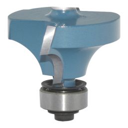 Erbauer 1/4" Round Nose Shaped Router Cutter 31.8mm x 16.7mm - Screwfix