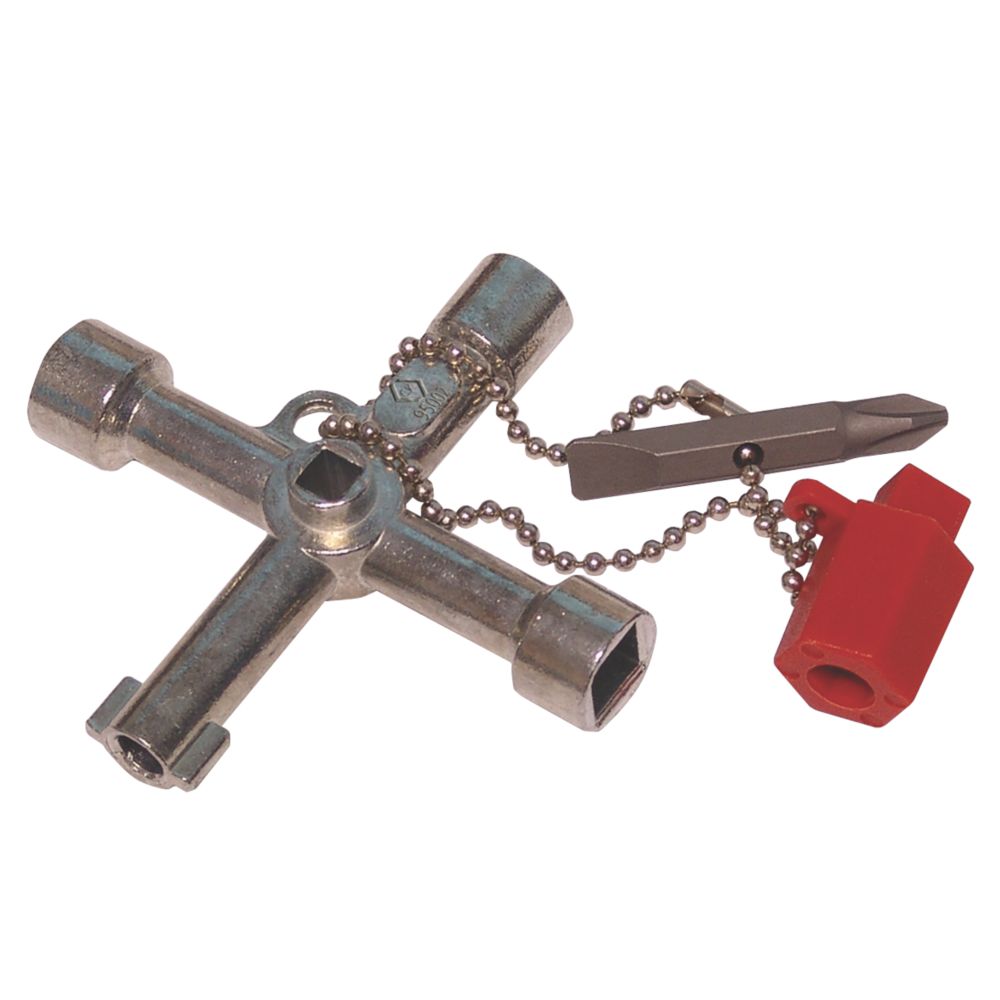 C.K 3-Way Switch Key Wrench | Plumbing Keys | Screwfix.com