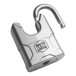 Smith & Locke Steel Water-Resistant Closed Shackle Padlock 70mm - Screwfix