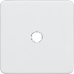 Knightsbridge Screwless 20A Unswitched Flex Outlet Matt White - Screwfix