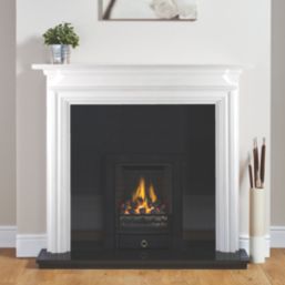 Focal Point Soho Black Slide Control Inset Gas Full Depth Fire 485mm x ...