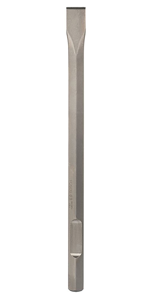 Bosch Hex Shank Straight Flat Chisel 35mm x 520mm - Screwfix
