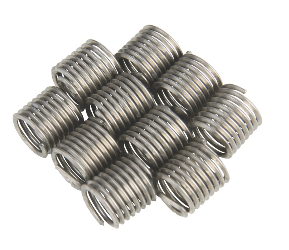 Helicoil Thread Repair Inserts M12 x 1.75mm 10 Pack - Screwfix