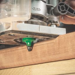 Trend C076X1/4TC 1/4" Rounding-Over Bearing-Guided Router Cutter 25.4mm ...