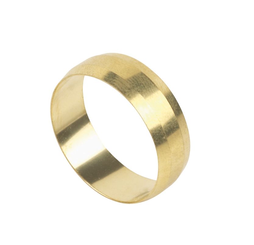 Flomasta Brass Compression Olives 22mm 20 Pack - Screwfix