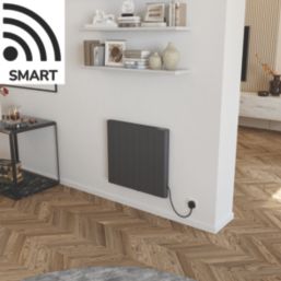 Azur Titus 900W Electric Radiator 580mm x 590mm Anthracite 3072BTU ...