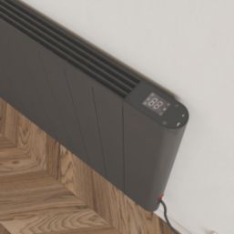 Azur Titus 900W Electric Radiator 580mm x 590mm Anthracite 3072BTU ...
