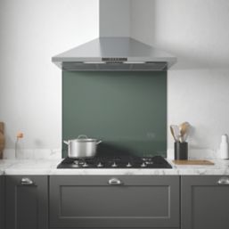 Laura Ashley Metallic Fern Kitchen Splashback 900mm x 750mm x 6mm ...