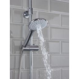 Bristan Buzz2 Rear-Fed Exposed Chrome Thermostatic Bar Mixer Shower ...