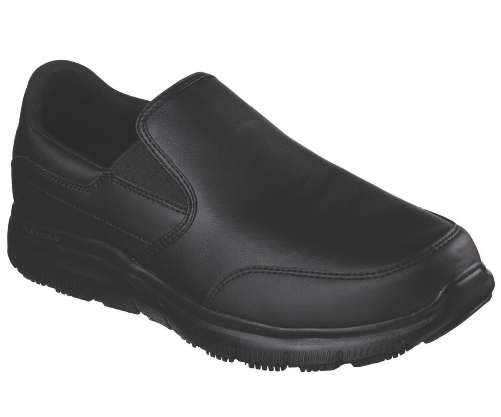 Skechers Flex Advantage SR Bronwood Size 13 Black Slip-On Occupational ...