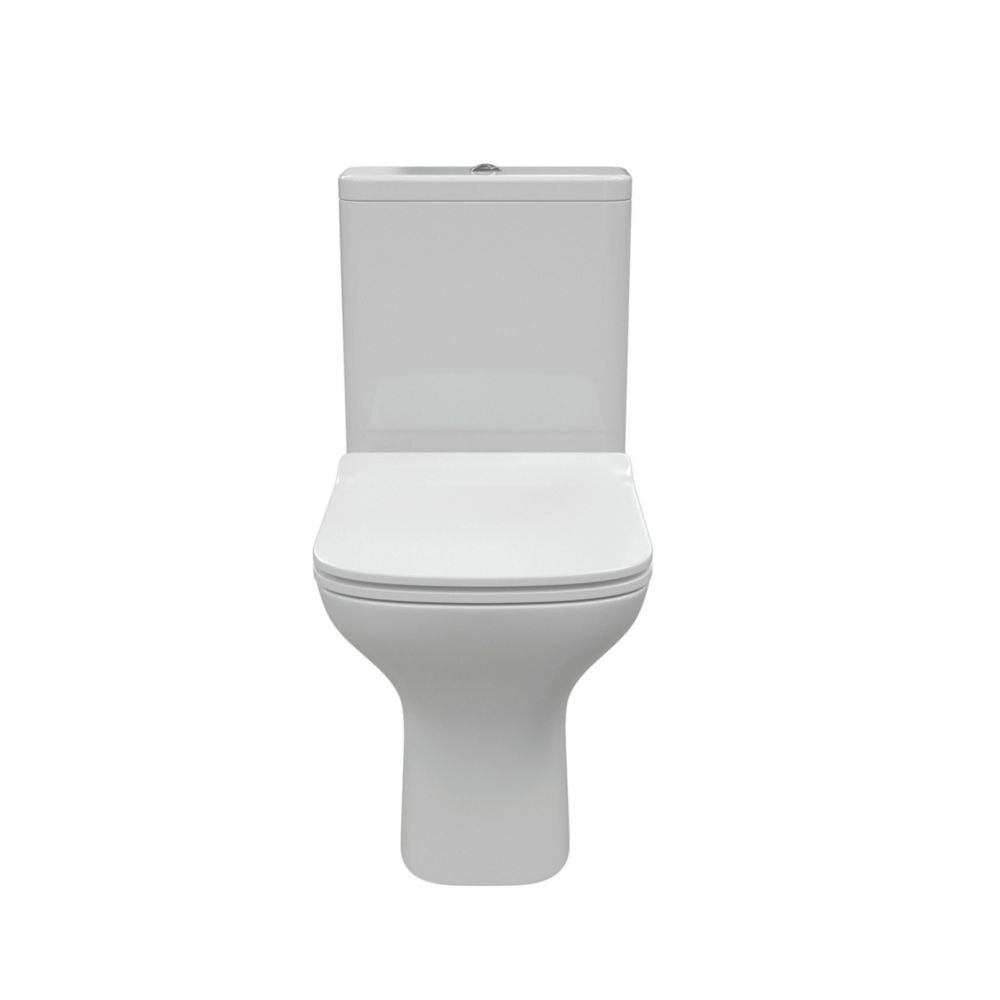 Florida Soft-Close Close-Coupled Toilet & Seat Dual-Flush 6Ltr - Screwfix