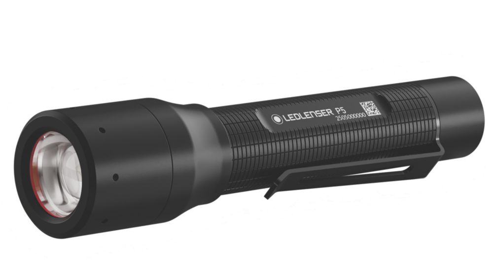 LEDlenser P5 LED Torch Black 200lm - Screwfix