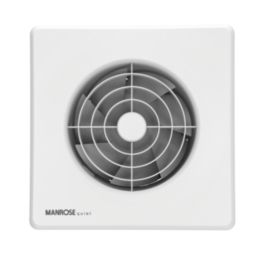 Manrose Quiet Fan X5/ QF100PIRX5OP 100mm (4") Axial Bathroom Extractor ...