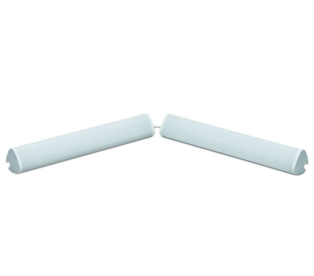WiZ LED Linear Bar Lights White 5.5W 400lm 2 Pack - Screwfix