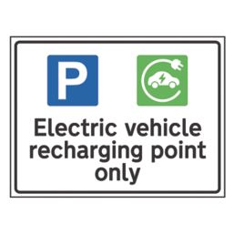 Essentials Recharging Sign 400mm x 300mm - Screwfix