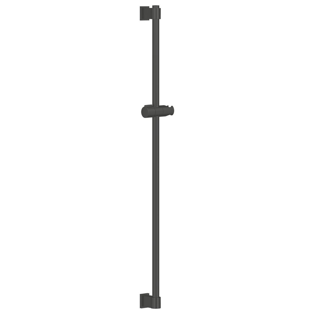 Grohe Vitalio Universal Shower Riser Rail Matt Black 920mm - Screwfix