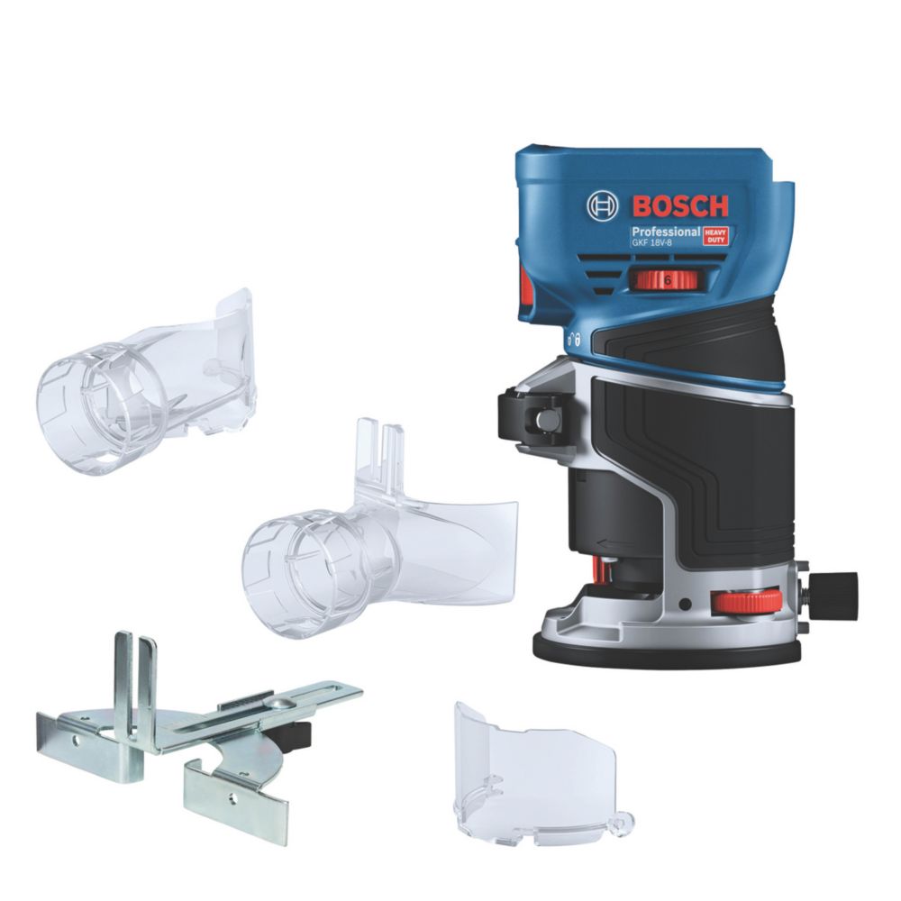Bosch GKF 18V-8 18V Li-Ion AMPShare 6mm & 8mm Brushless Cordless Palm ...