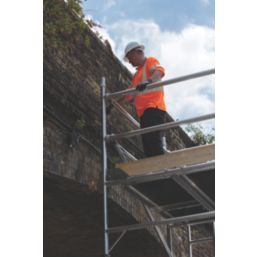 Boss Ladderspan 3T Double Depth Aluminium Tower 1.2m x 1.8m x 5.2m ...