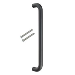 Eclipse Fire Rated Pull Handle Matt Black 19mm x 319mm - Screwfix