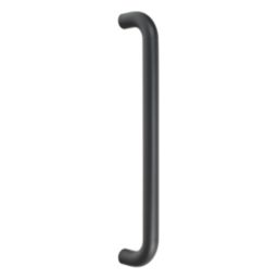 Eclipse Fire Rated Pull Handle Matt Black 19mm x 319mm - Screwfix
