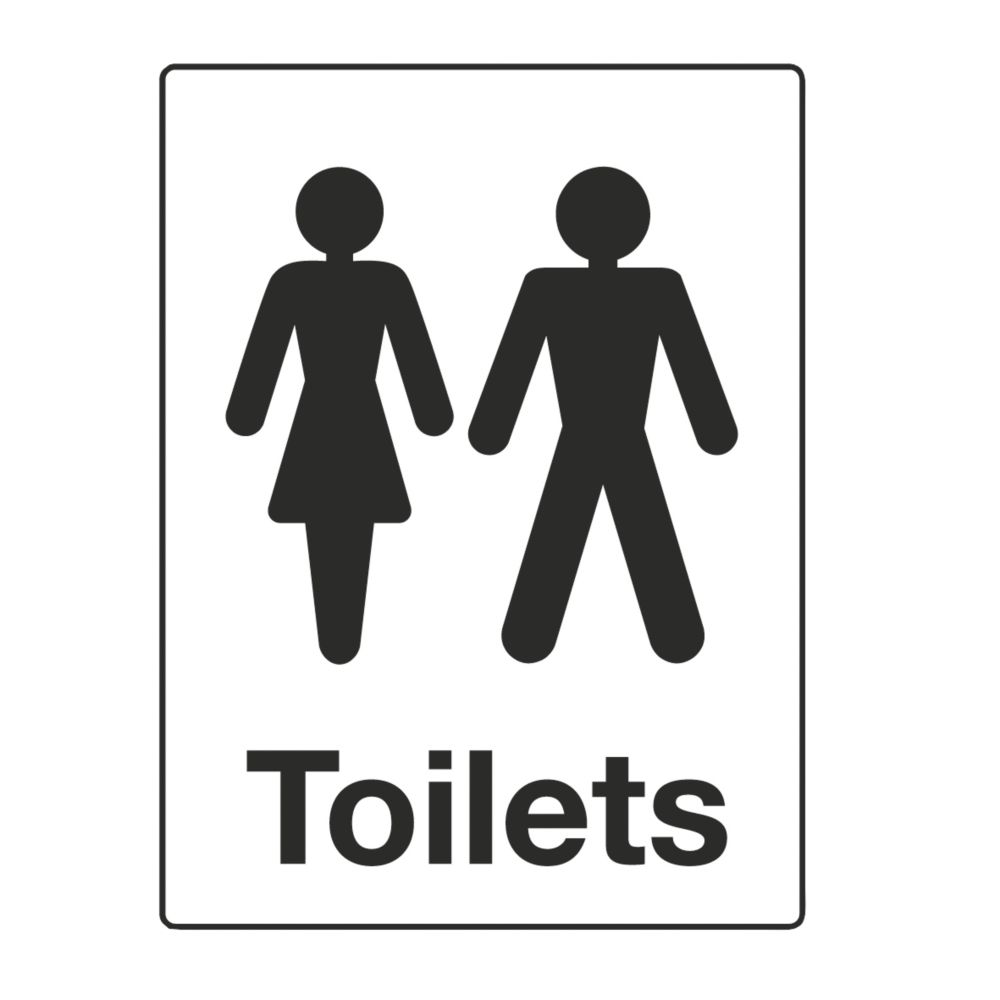 Toilet Signs | Toilet Signage | Screwfix.com