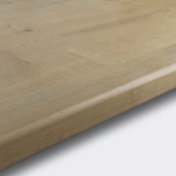 Pragma Oak Effect Laminate Kitchen Worktop 1800mm x 620mm x 28mm - Screwfix