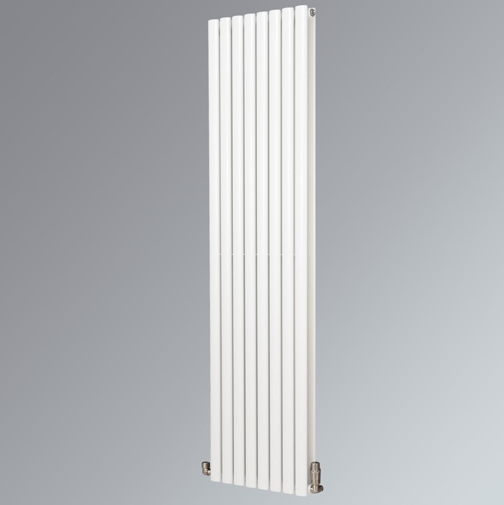 Ximax Fortuna 1800mm x 472mm 4737BTU White Vertical Designer Radiator ...