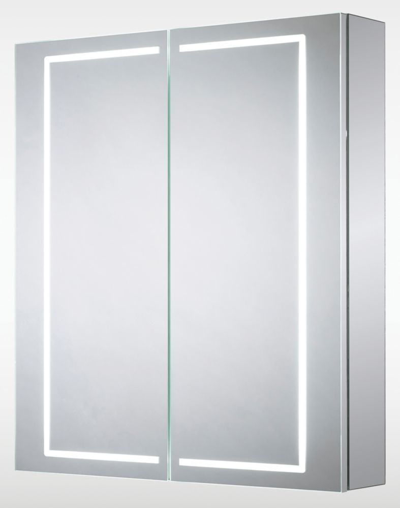 Sensio Sonnet 2-Door Dual Lit Illuminated Cabinet With 4590lm LED Light ...