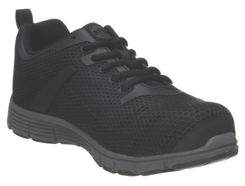 Site Donard Size 5 Black Water-Resistant Steel Toe Cap Safety Trainers ...