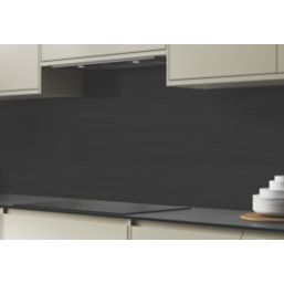 Wilsonart Brushed Copper/Brushed Carbon High-Rise Splashback 3050mm x ...