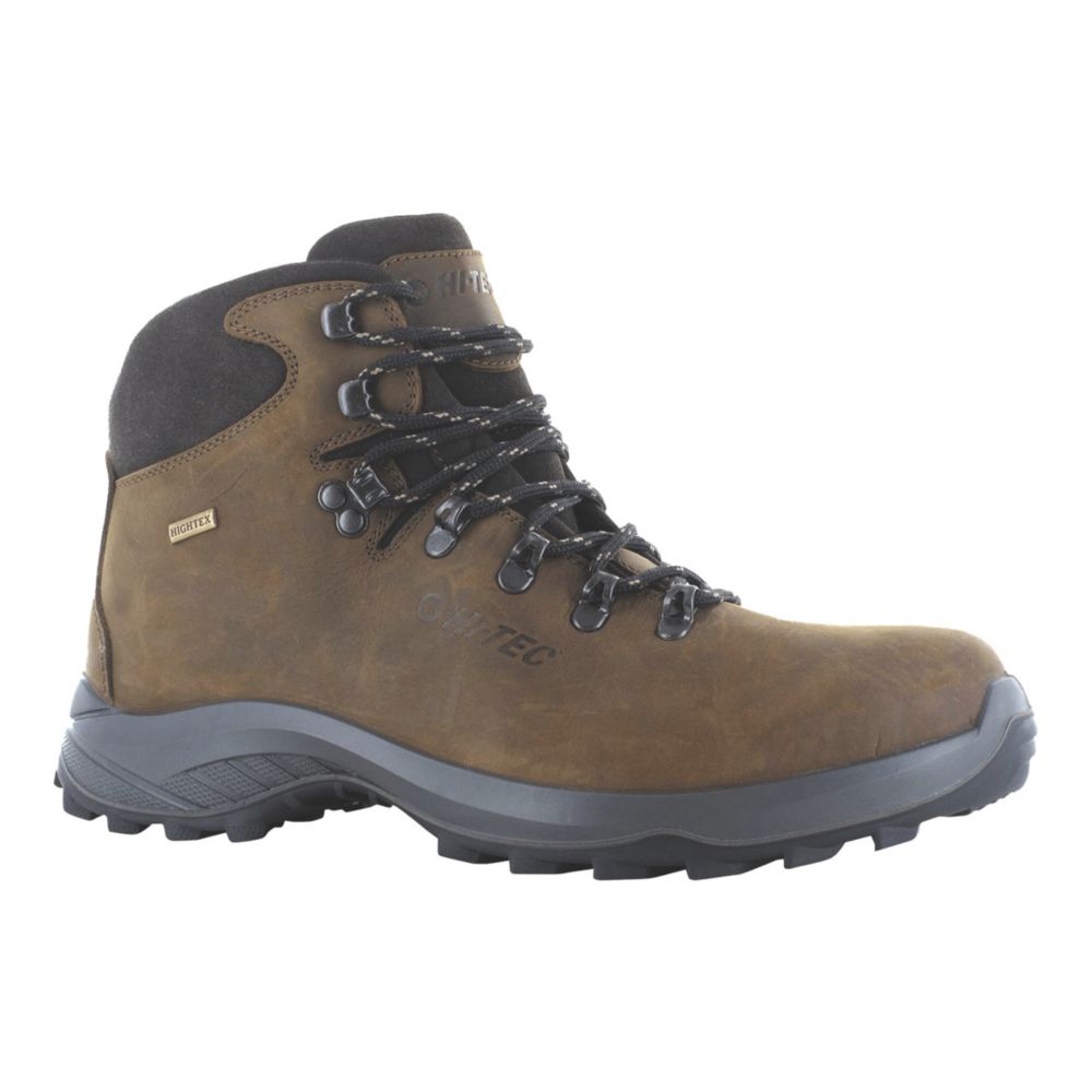 Hi-Tec Ravine Lite Size 10 Brown Waterproof Non Safety Work Boots ...