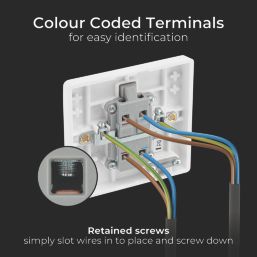 British General 800 Series 20A 1-Gang DP Immersion Heater Switch White ...