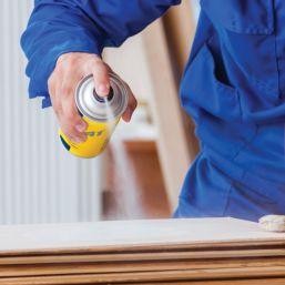 OB41 Fast Tack Spray Adhesive Clear 500ml - Screwfix