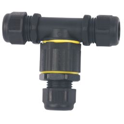 Hylec Teetube 3-Entry 3-Pole T-Splitter Cable Joint - Screwfix