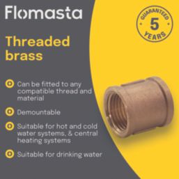 Flomasta Female Socket 3/4" x - Screwfix