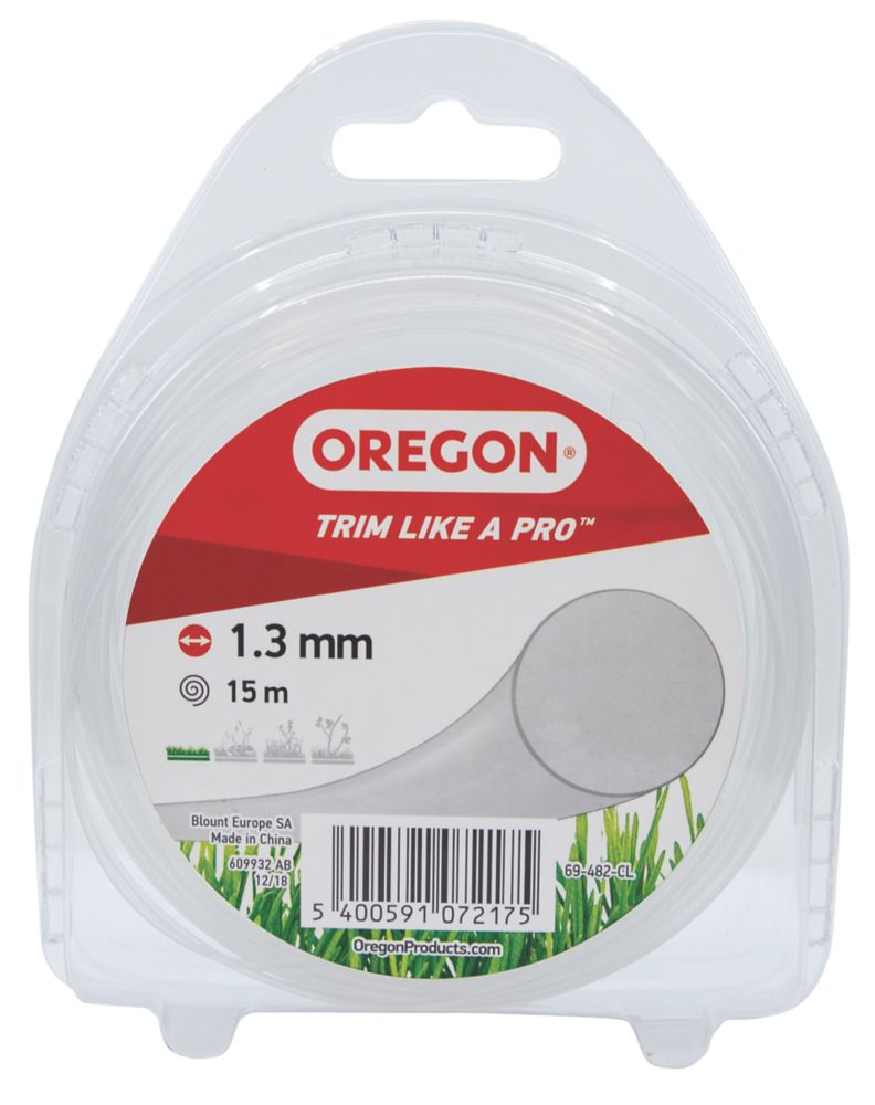 Oregon Clear Trimmer Line 1.3mm x 15m | Trimmer Line | Screwfix.com