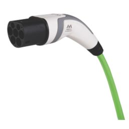Masterplug 32A 7kW Mode 3 Type 2 Plug EV Charging Cable 5m - Screwfix