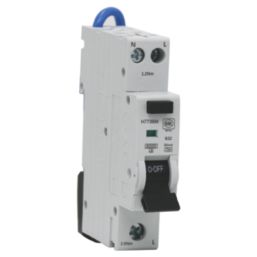 MK Sentry 32A 30mA Type A 2-Pole B Curve Bi-Directional Miniature RCBO - Screwfix