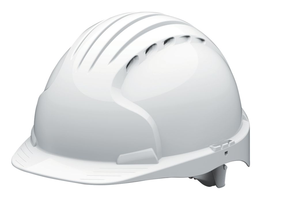 JSP EVO5 Olympus Non Vented Safety Helmet White | Hard Hats | Screwfix.com