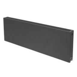 Stelrad 450mm x 1400mm 6118BTU Grey Type 22 Convector Radiator - Screwfix