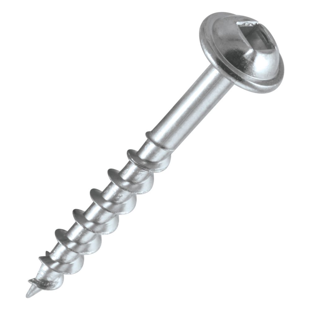 Trend PH/8X37/200C Square Flange Self Tapping Pocket Hole Screws Coarse ...